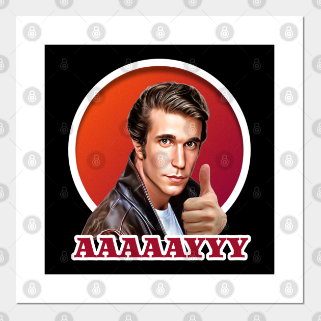 Happy Days Fonzie Fonzie Posters And Art Prints Teepublic